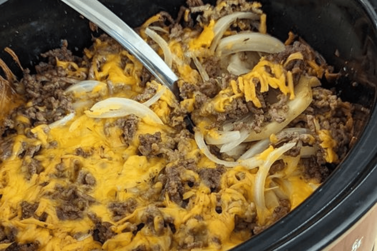 Slow Cooker Beef and Potato Gratin - Donald Recipes