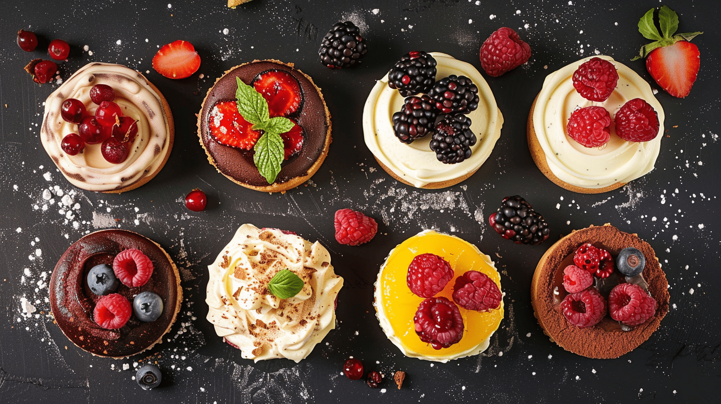 Mini Basque Burnt Cheesecakes - Donald Recipes